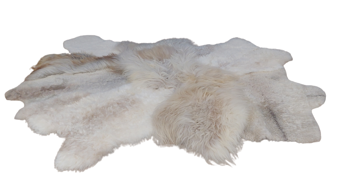 BASIC SCHAPENPATCH NATUURLIJK LICHT GRIJS | philline